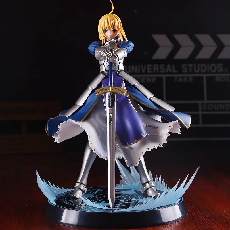 Anime-Fate-Stay-Night-King-of-Knights-Saber-Action-Figure-1-7-Scale-Pre ...