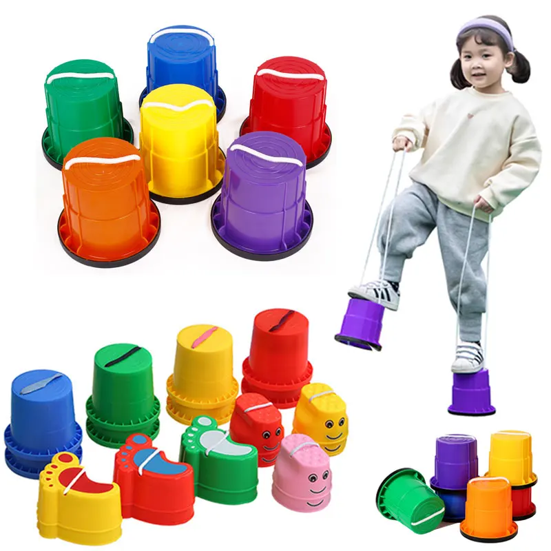 Children-Sensory-Integration-Training-Toys-Rainbow-Stilt-Walking ...