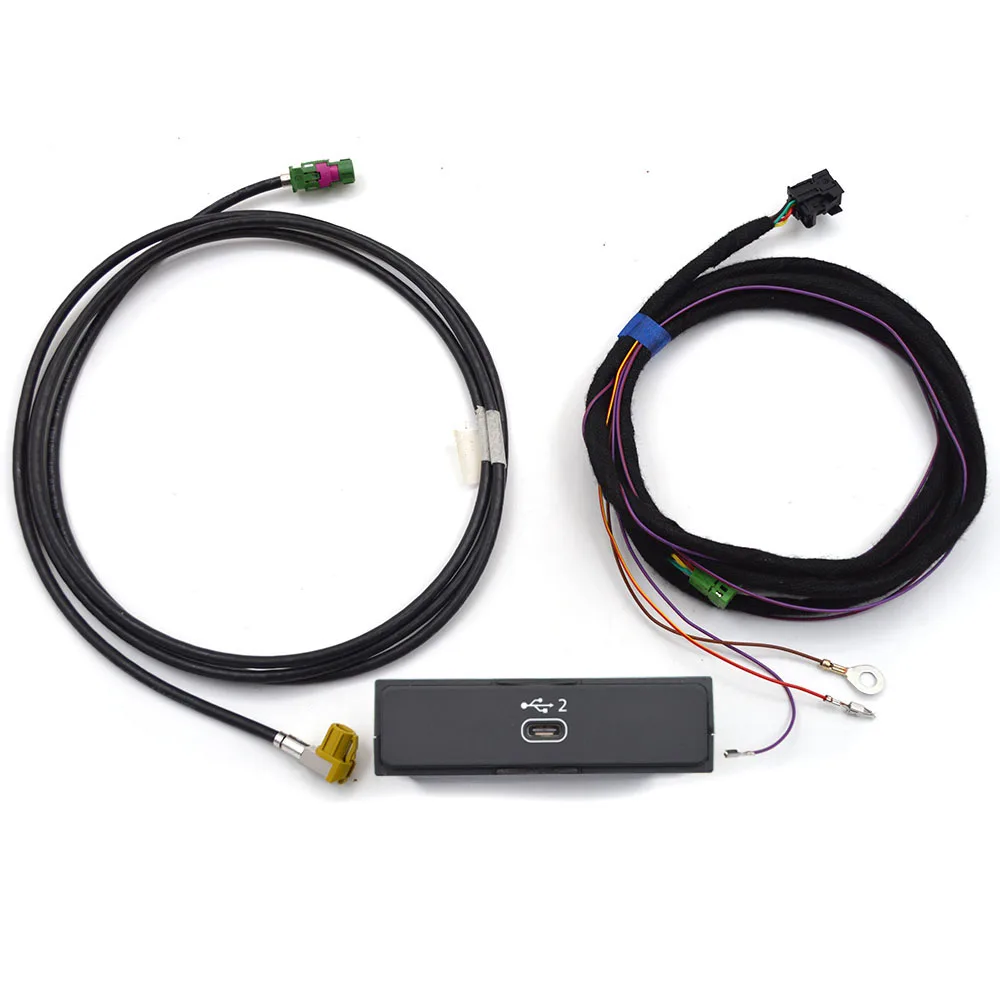 For-Audi-A4-B9-A5-Q5-6-pin-MIB3-Carplay-Automatic-Smartphone-1X-USB-AUX ...