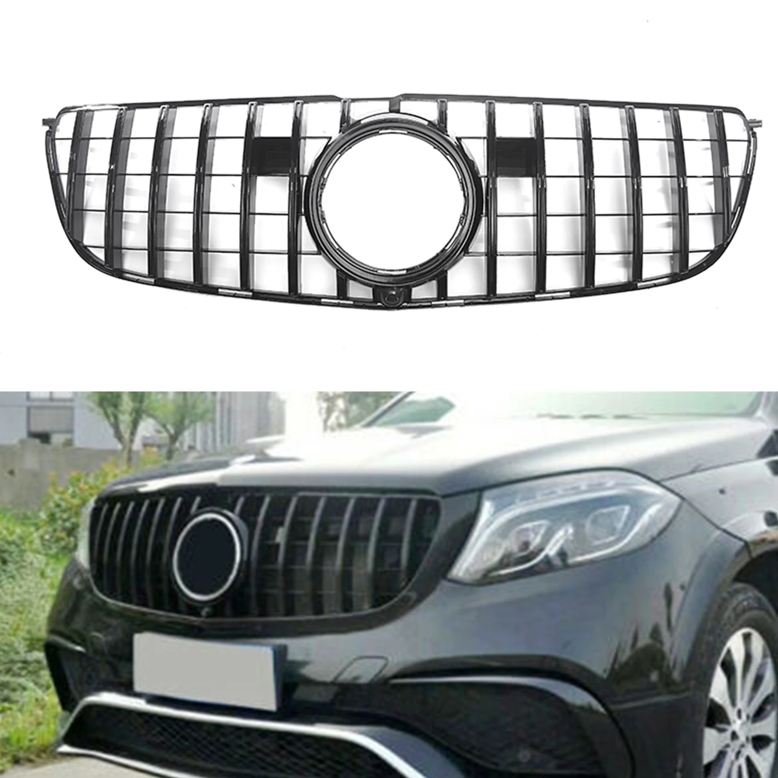 Front-Grill-Grille-For-Mercedes-Benz-GLS-Class-X166-2016-2018-GLS450 ...