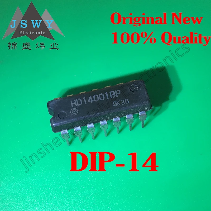 5PCS-Free-Shipping-HD14001BP-HD14001-CD4001-Inline-DIP-14-Logic-Chip-IC ...