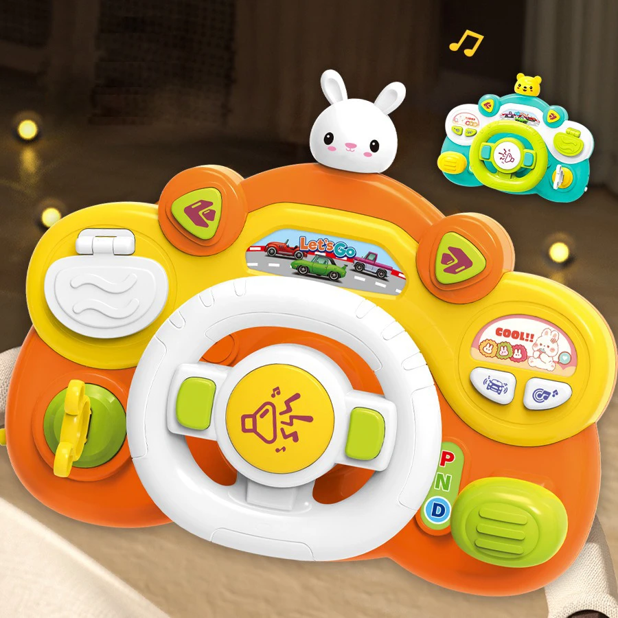 Baby-Simulation-Driving-Car-Multi-Function-Steering-Wheel-Lighting ...