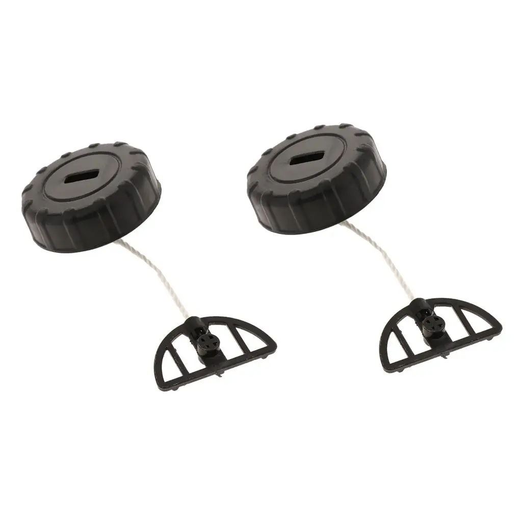 2x Fuel Cap Oil Tank Cap for Stihl MS170 180 Chainsaws Outdoor Power ...