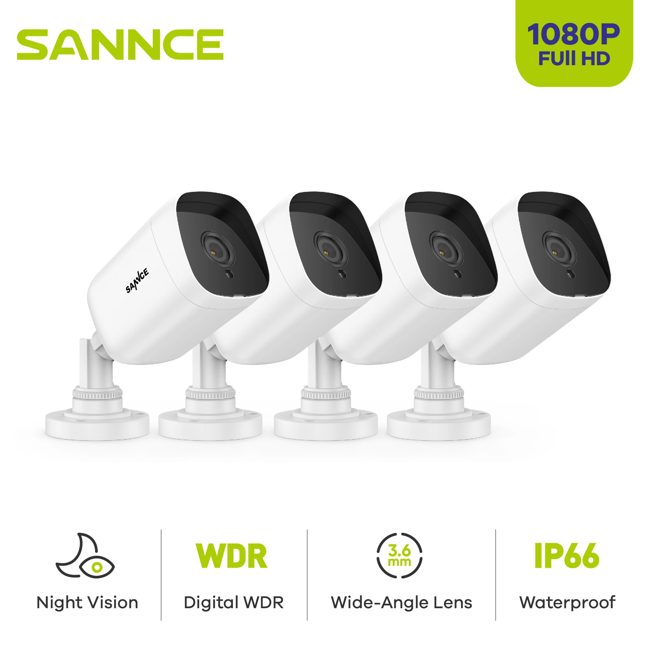 SANNCE-1080P-Video-Surveillance-Camera-Kit-IR-Night-Vision-Waterproof ...