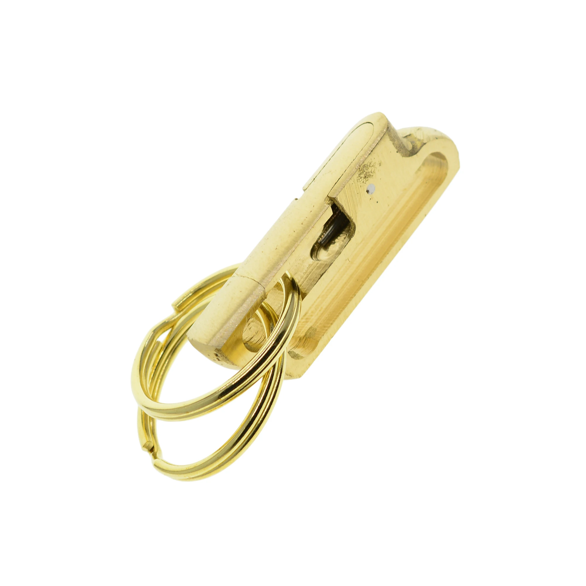 handmade-Korea-brass-Detachable-Quick-Release-Belt-loop-ring-clip-on ...