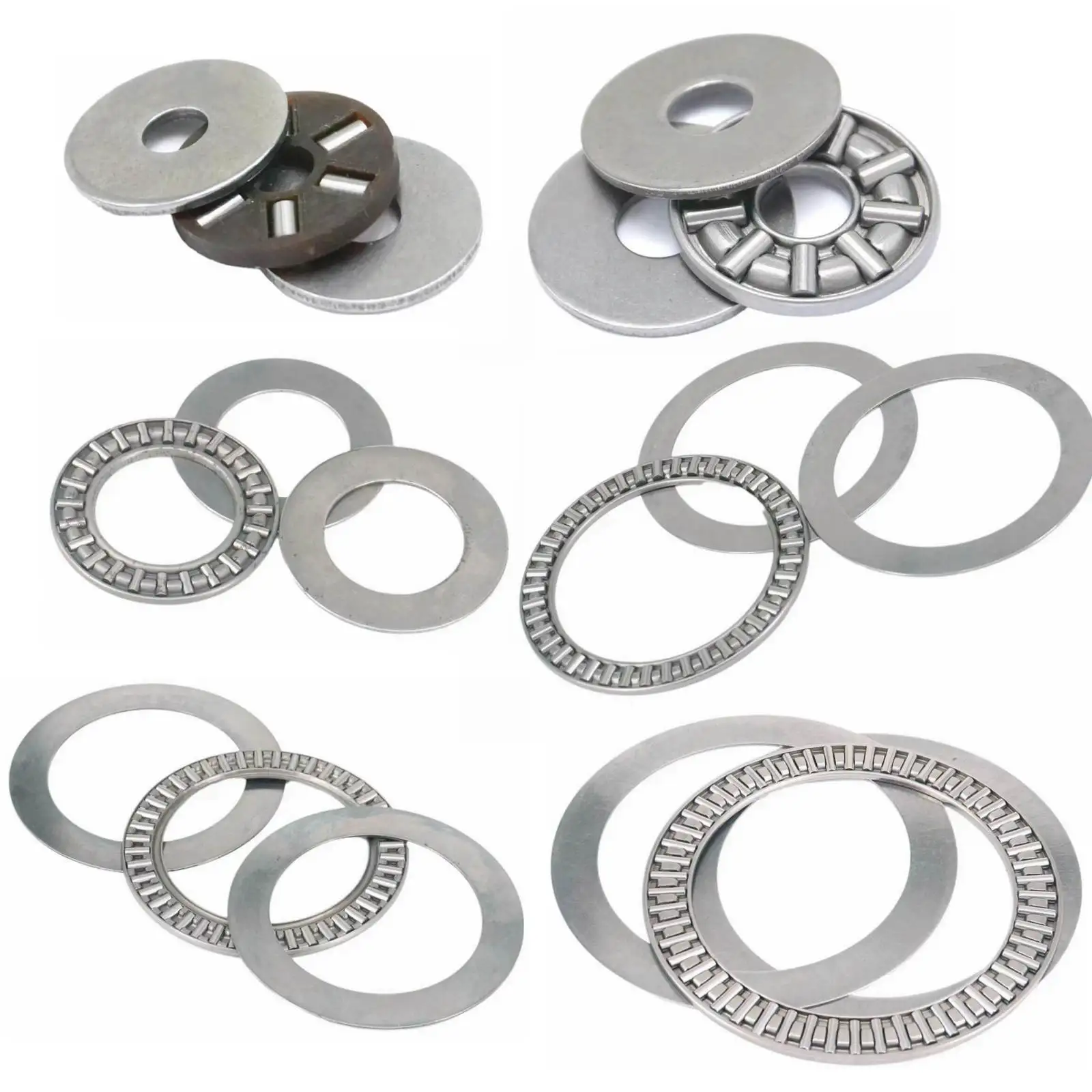 AXK-Series-I-D-4-160mm-Thrust-Needle-Roller-Bearing-ABEC-1-Each-With-2 ...
