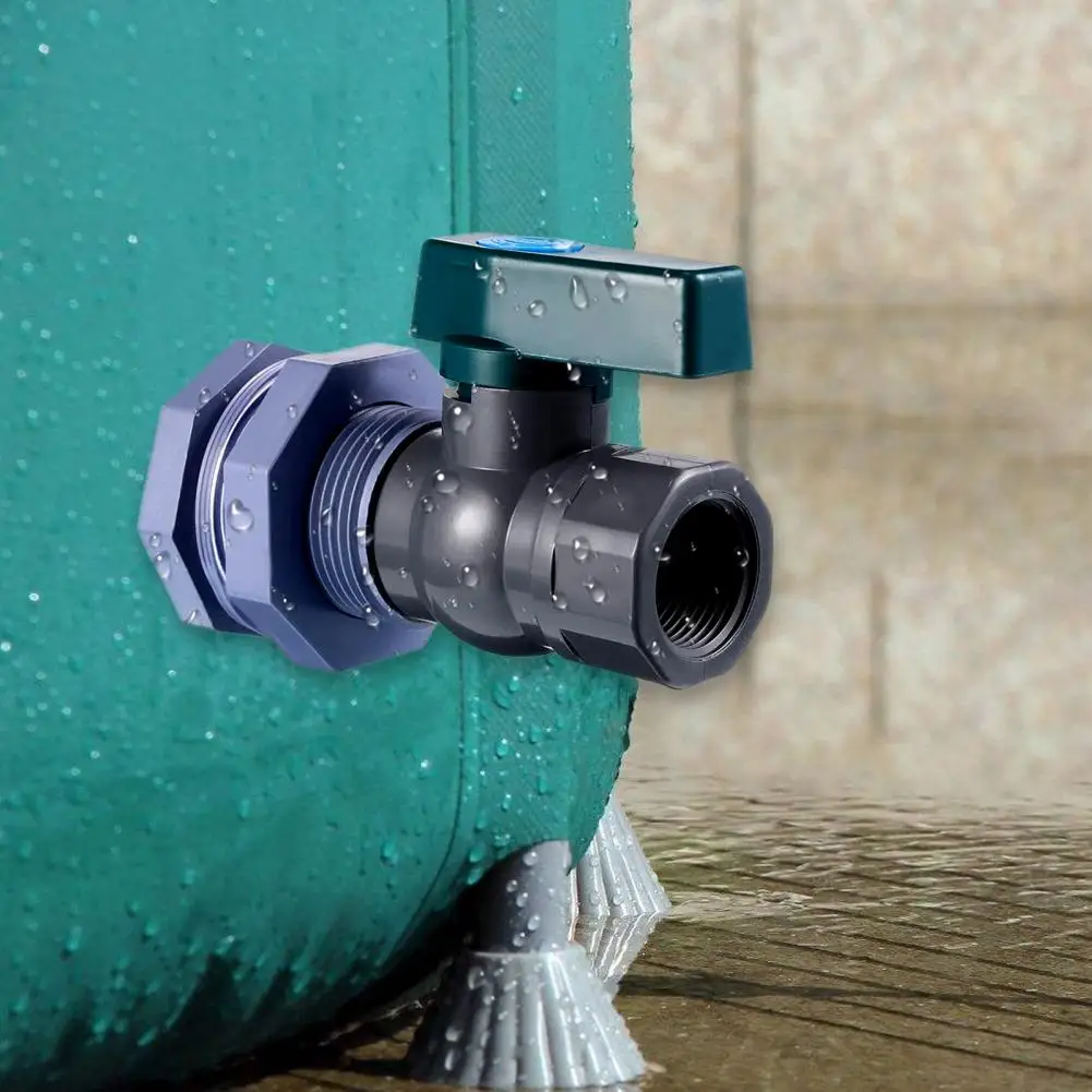 Rain-Barrel-Valve-Long-Lasting-PVC-3-4-inch-Anti-cracking-Spigot-Kit ...