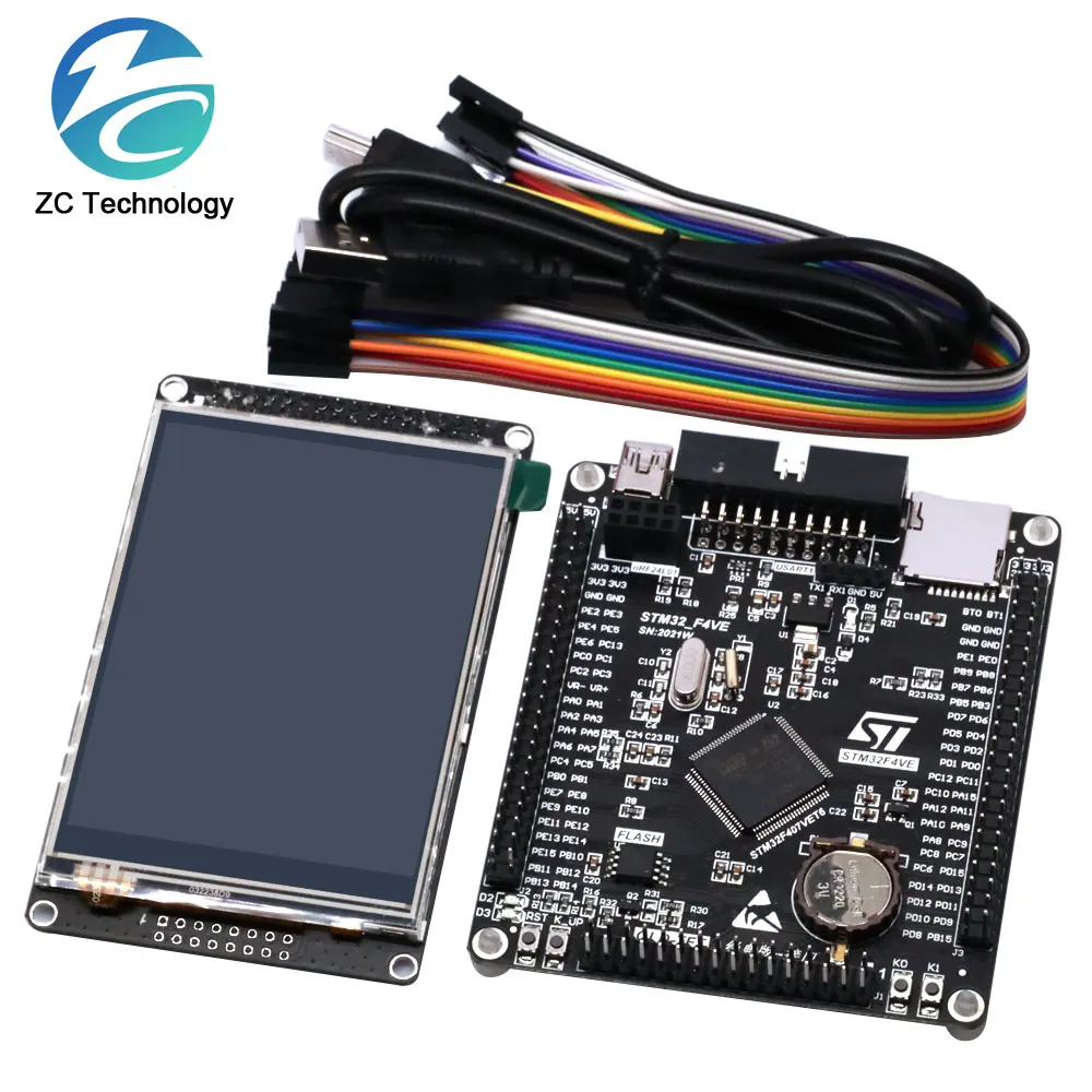 STM32F407VET6 Development Board Cortex-M4 STM32 Minimum System Learning Board ARM Core Board +3. ...