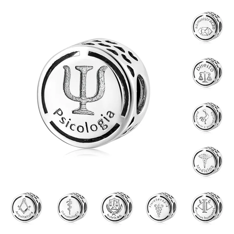 Original New DIY Women Jewelry 925 Sterling Silver Round Series Bead ...