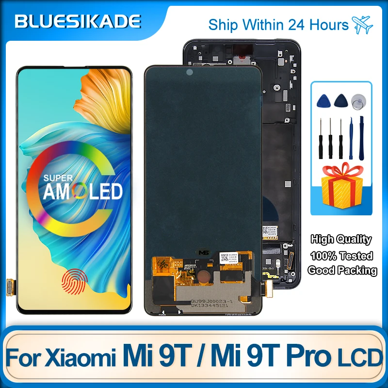 Display-Super-AMOLED-para-Xiaomi-Mi-9T-Pro-M1903F10G-Tela-sens-vel-ao ...
