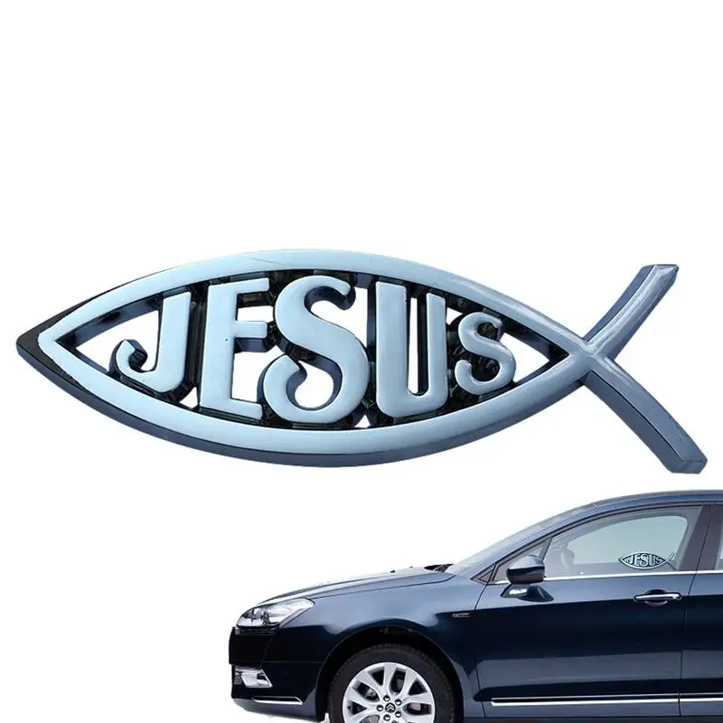 Splitter-Jesus-Fisch-Aufkleber-Aufkleber-Jesus-Fisch-Emblem-Acryl ...