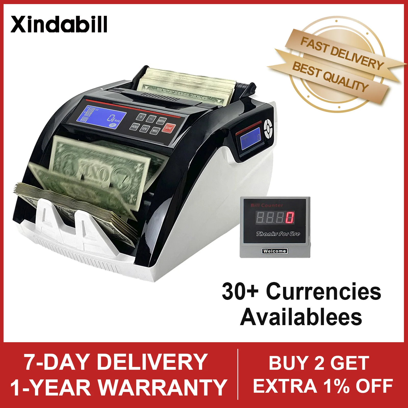 Fake-Money-Detector-Banknote-Bill-Counter-5800D-UVMG-Multi-Currency ...