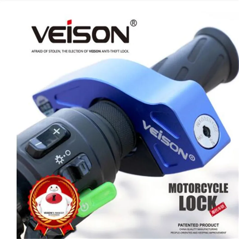 Veison Alarm 130db Warning Safety Padlock Motorcycle Scooter Motorbike ...