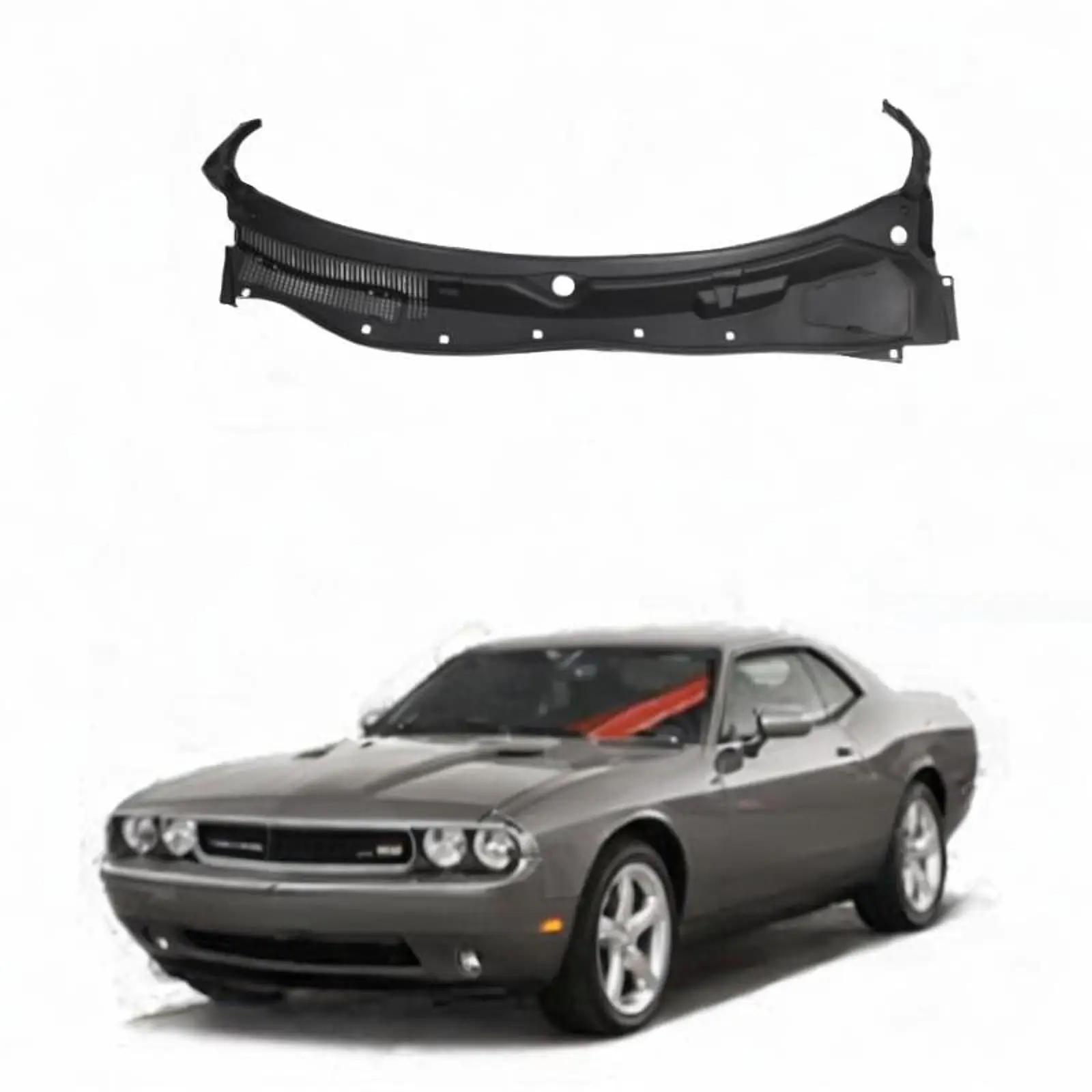 Wiper Cowl Grille Panel 5028757ag Sturdy 5028757AH for Dodge Challenger ...