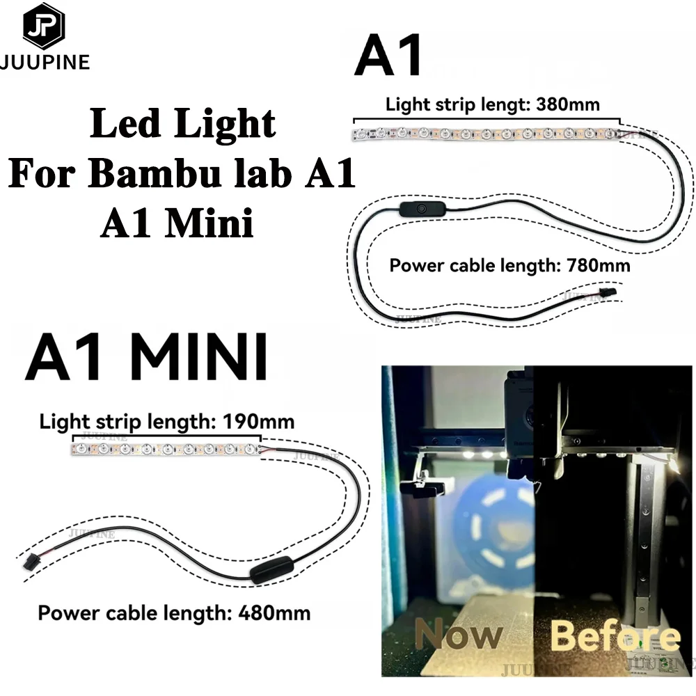 For-Bambu-Lab-A1-A1-mini-Led-Light-Strip-Fill-light-Ra95-24V-Super ...
