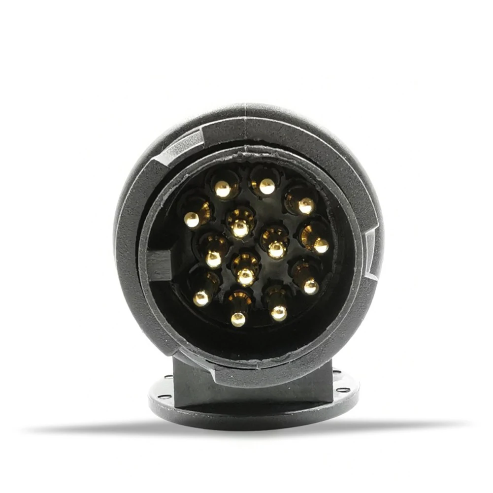 13Pin Towing Bar Socket 12V Caravan Plug Socket Trailer Light Converter ...