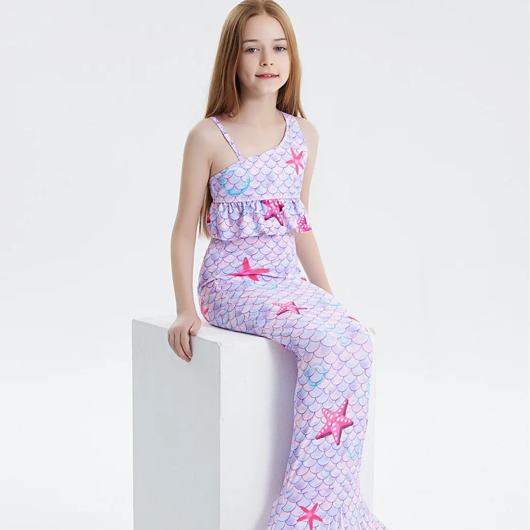 Mermaid-Princess-Cosplay-summer-holiday-Girl-Beach-starfish-swimsuit ...