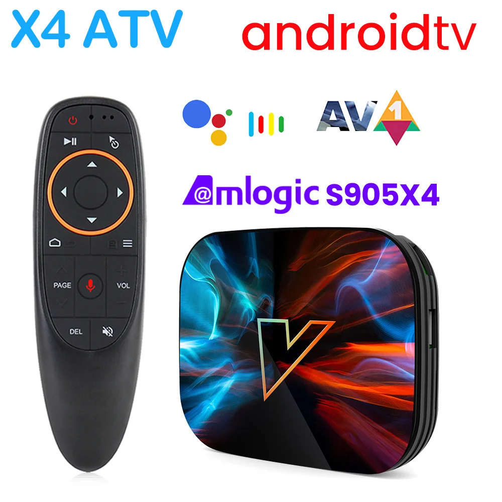 VONTAR-X4-ATV-androidtv-11-0-Smart-TV-Box-Amlogic-S905X4-Google-Voice ...