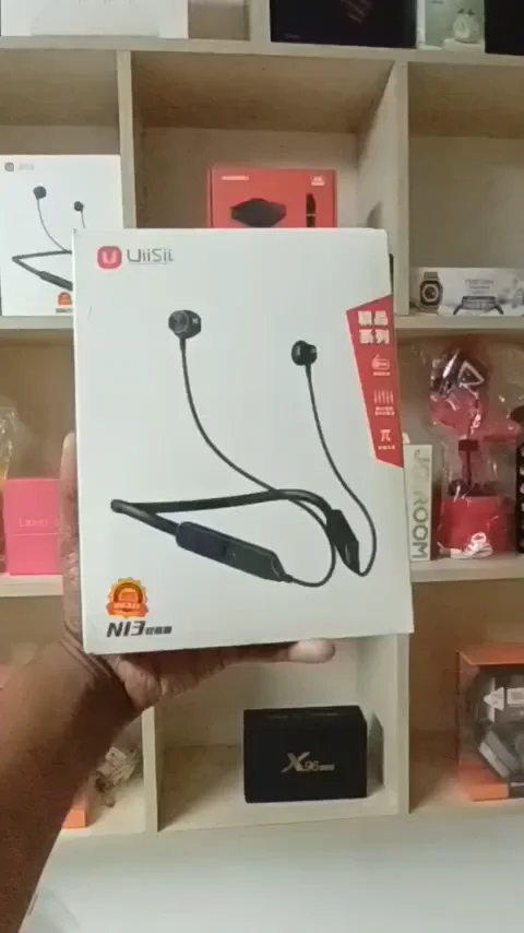 UiiSii N13 Neckband (Neck-Mounted) Bluetooth Earphone- - Headphone - Neckband (Master Copy ...