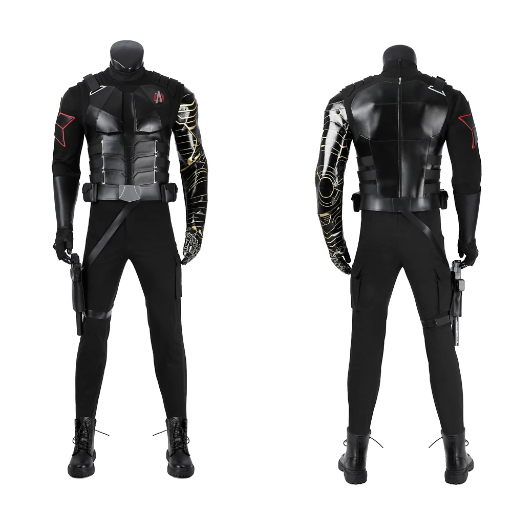 New Thunderbolts Winter Soldier Bucky Cosplay Costume Uniform Halloween ...