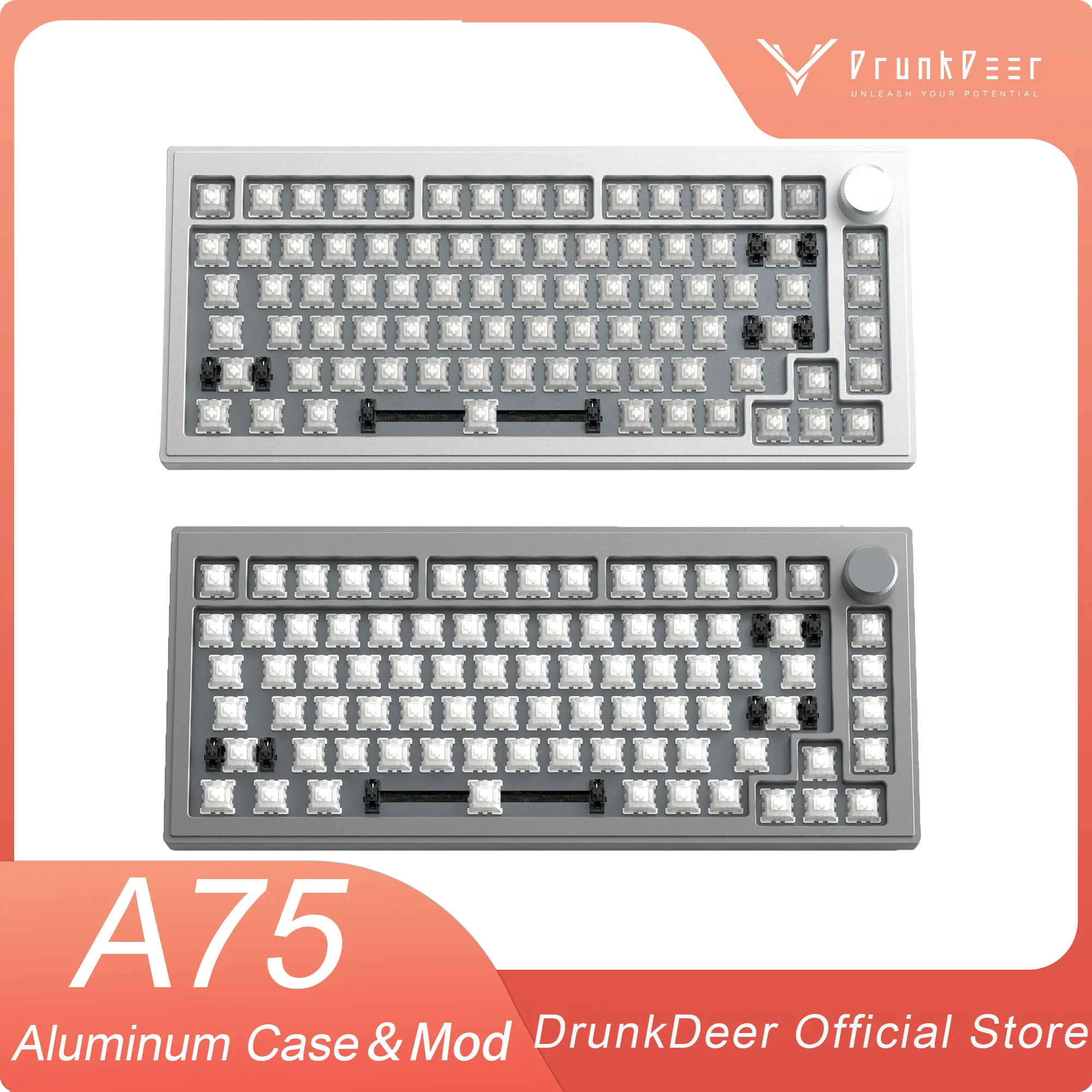 DrunkDeer-A75-Rapid-Trigger-Mechanical-Keyboard-Magnetic-Switch-Keyboard-75-Layout-Custom-82Keys ...