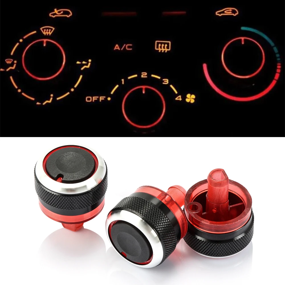 Air-Conditioning-Heat-Control-Switch-Button-Knobs-Fit-For-Peugeot-206 ...