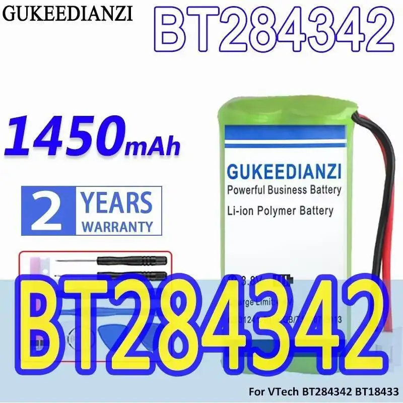 Communication Device Battery 1450Mah For Vtech BT284342 BT18433 BT28433 ...