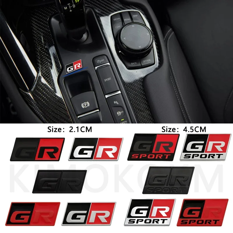 For-Toyota-sport-GR-Sport-RAV4-Avensis-Prado-Prius-Auto-Accessories-3D ...