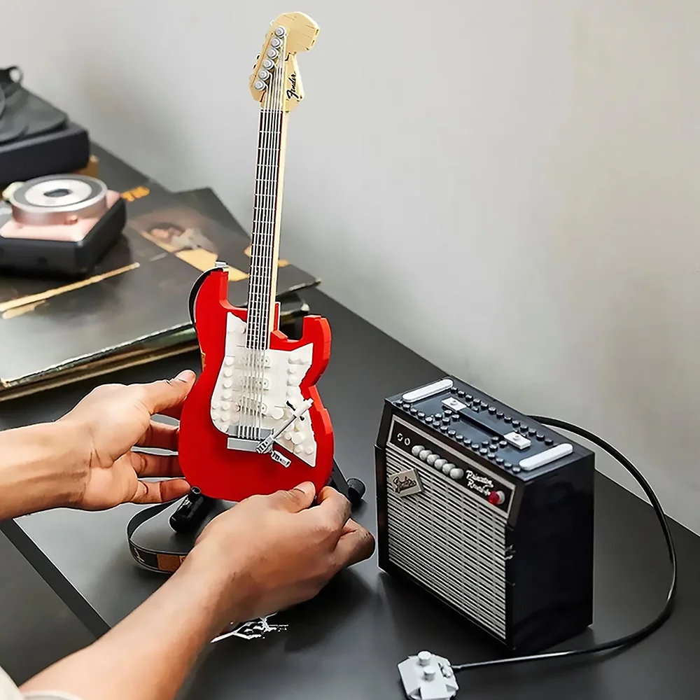 Idea 21329 Criativo Fender Guitar Model Modular Building Blocks Idéias ...