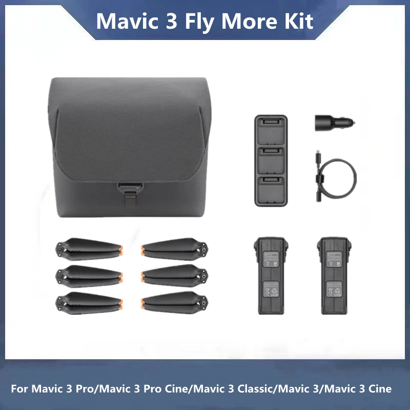 Kit-para-Mavic-3-Fly-More-incluye-2-bater-as-100W-cargador-de-coche-de ...