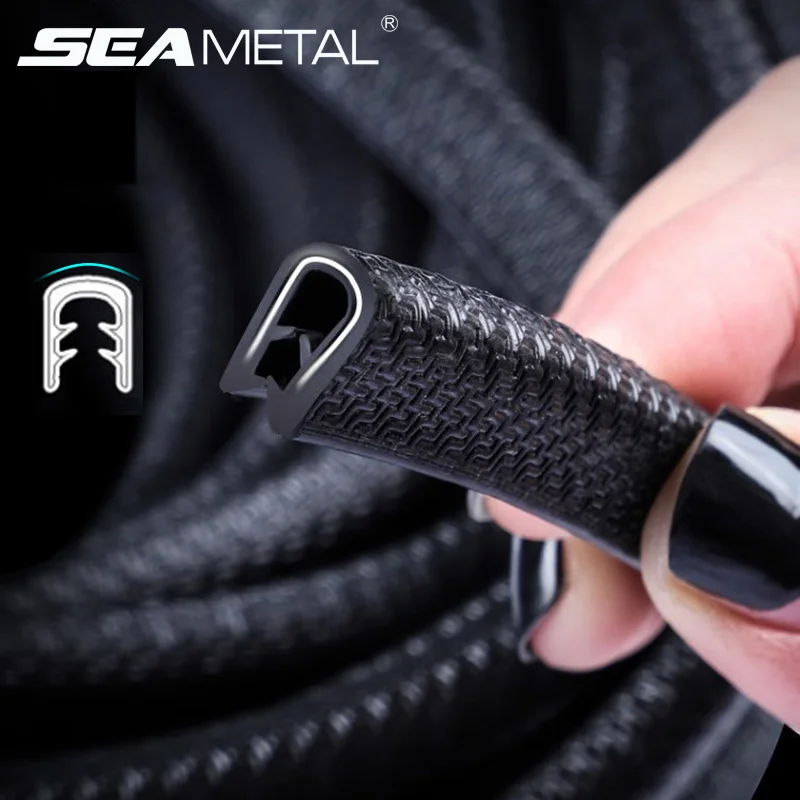 Seametal Universal Car Door Edge Anti Scratch Protector 10m Sealing Strip Guard Trim Auto Door ...