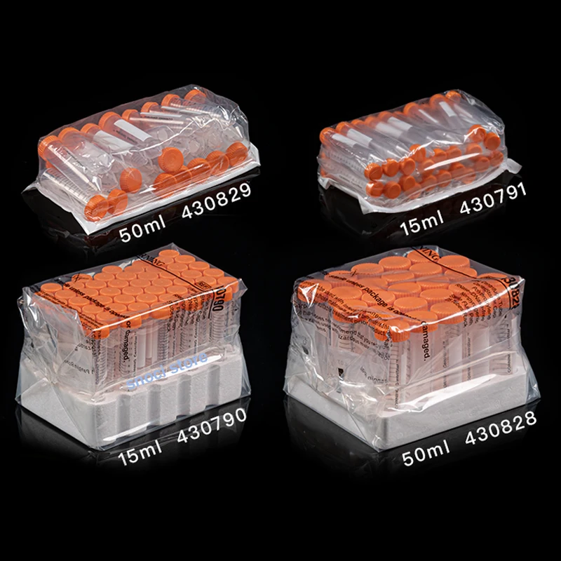 15ml Centrifuge Tubes，Plastic 50ml Conical Tubes Sterile with Graduated ...