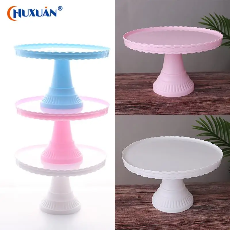 Wedding-Dessert-Table-Decoration-Plastic-High-footed-Cake-Plate ...