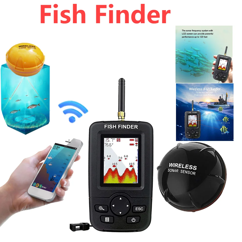 Wireless-Portable-Fish-Finder-100M-125KHZ-Sonar-Depth-Sounder-Alarm ...