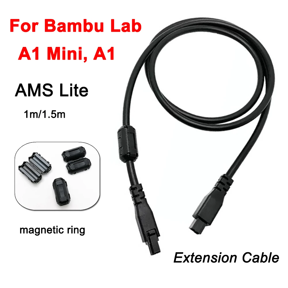 For Bambu Lab A1/A1 Mini AMS Lite 4PIN Connection 3D Printer Extension ...