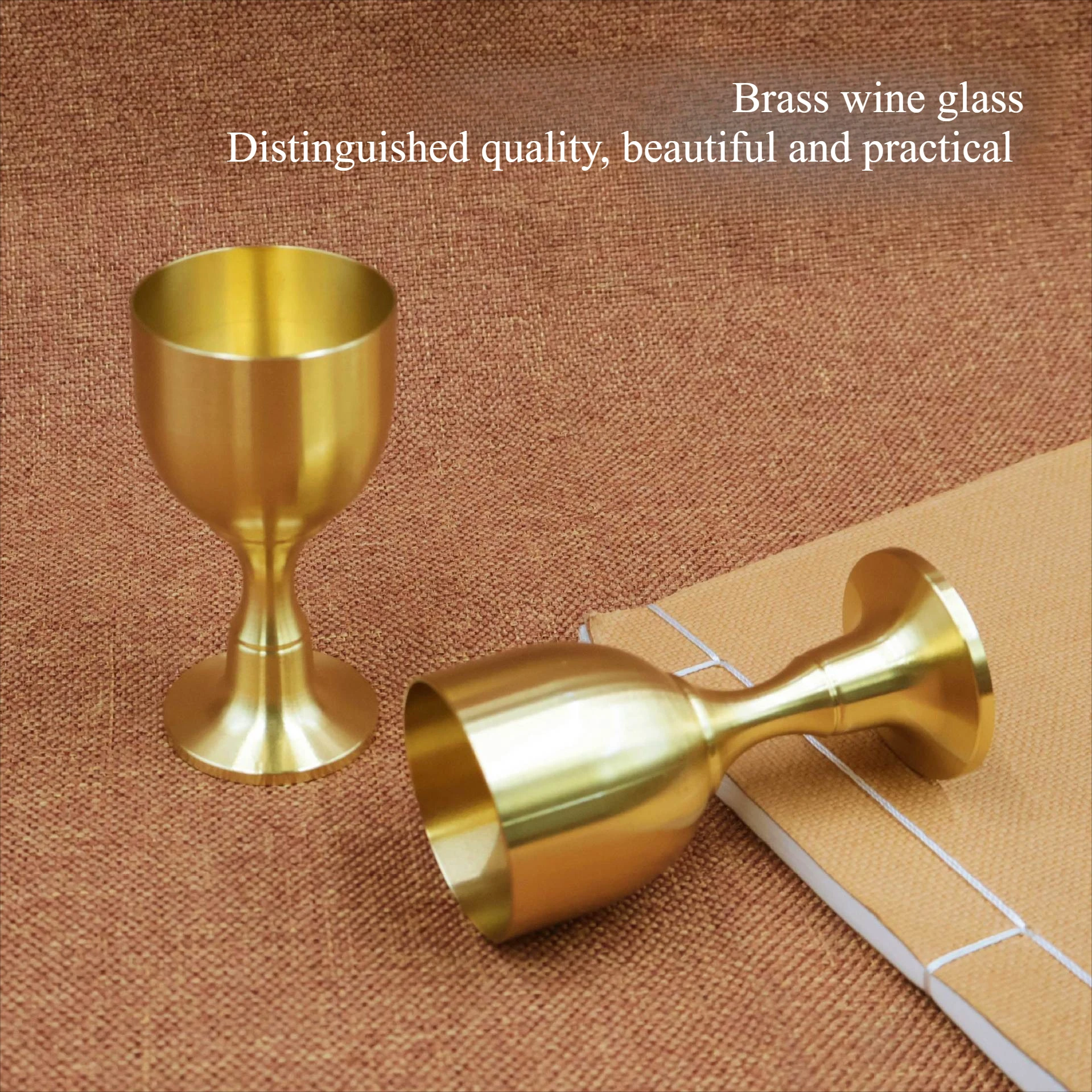 Bronze Wine Glass Renaissance Style Offering Worship Buddha High-sided ...