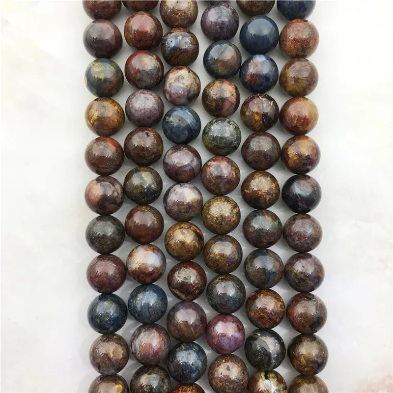High-Grade-Natural-Round-Peter-Stone-Loose-Beads-6-8-10-12MM-Genuine ...
