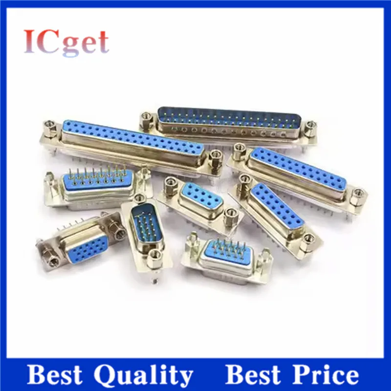 DB9 DB15 DB25 DB37/9/15/25/37 Pin Straight 180 Degree Male Female Plug ...