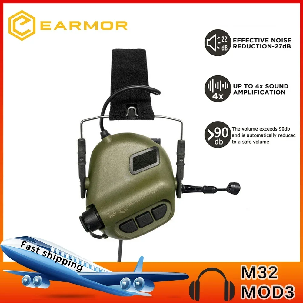 Hot-Sale-Earmor-Airsoftsports-Tactical-M32-M0D3-Headset-Anti-Noise ...