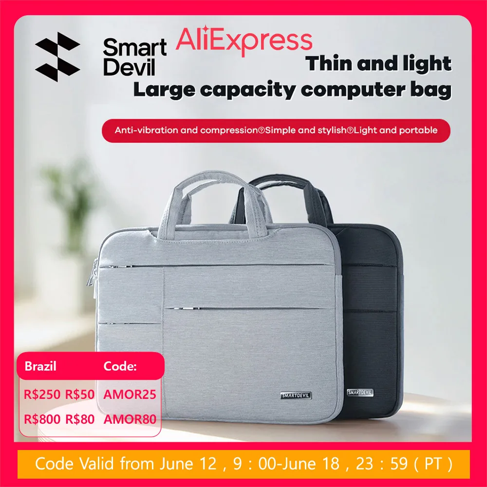 SmartDevil-Laptop-Bag-13-3-14-15-6-polegadas-para-Apple-Macbook ...