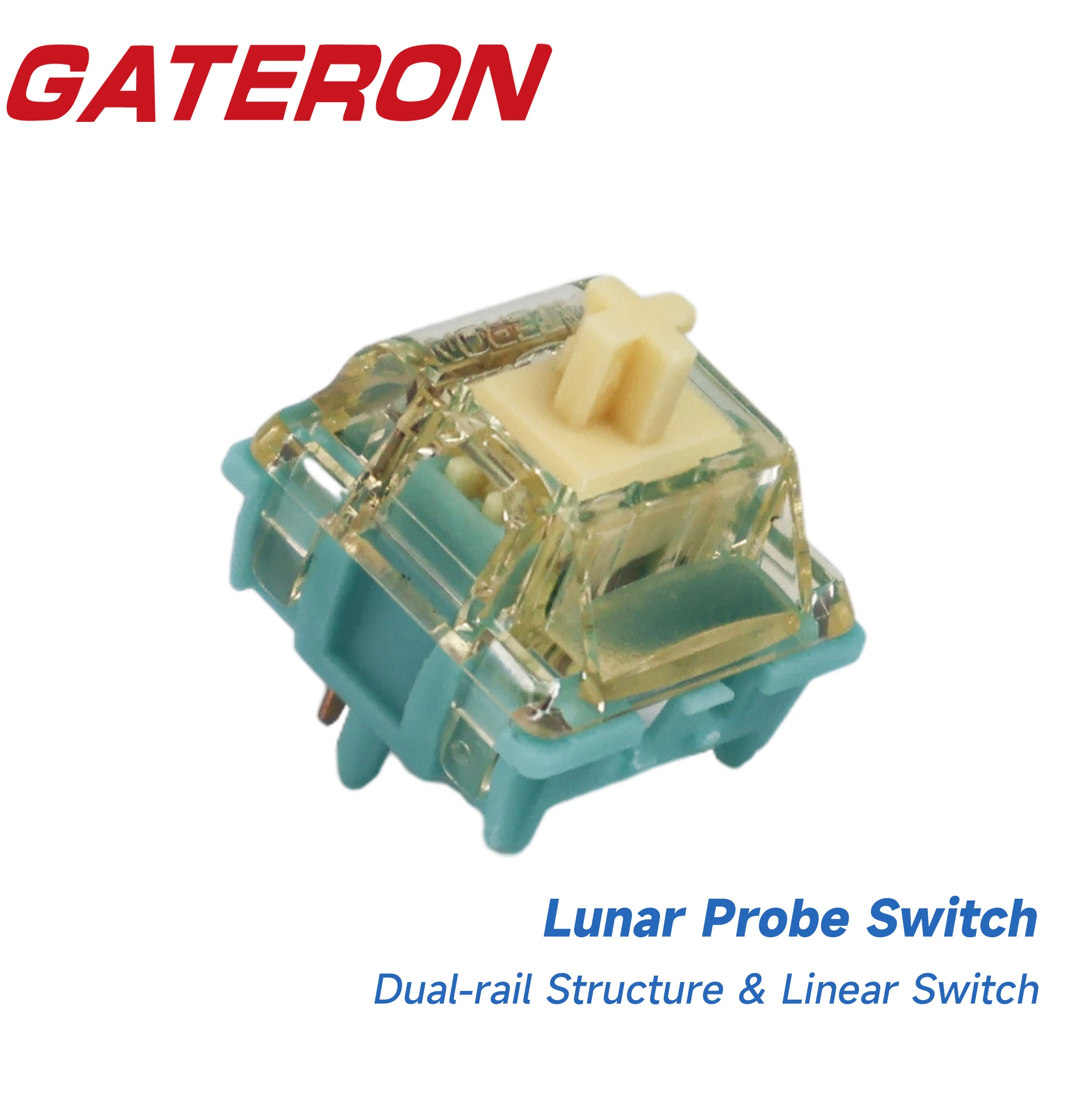 GATERON-Lunar-Probe-Switch-5-Pin-Linear-Dual-rail-Pre-lubed-45g-SMD-RGB ...