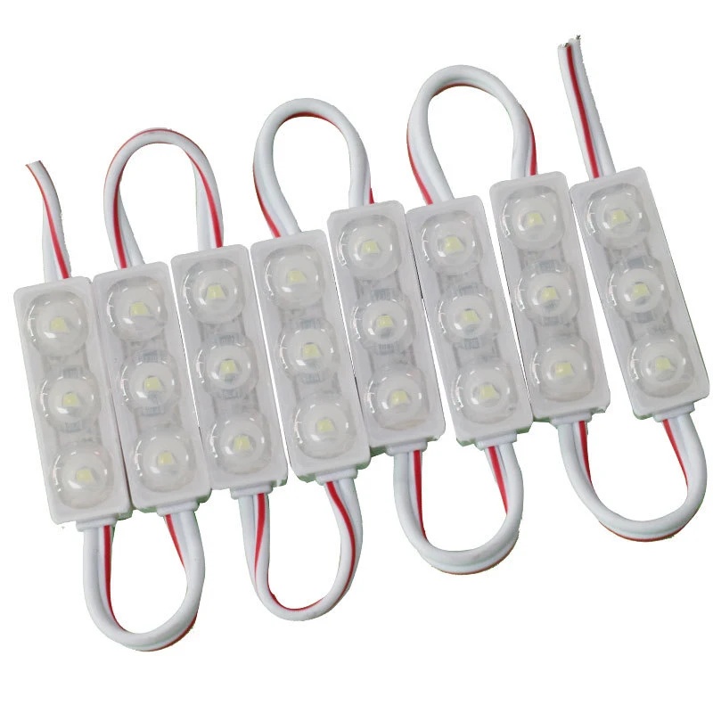 20-Pieces-Mini-Small-LED-Module-12V-DC-3LED-Module-30mmx9mm-with-Lens ...