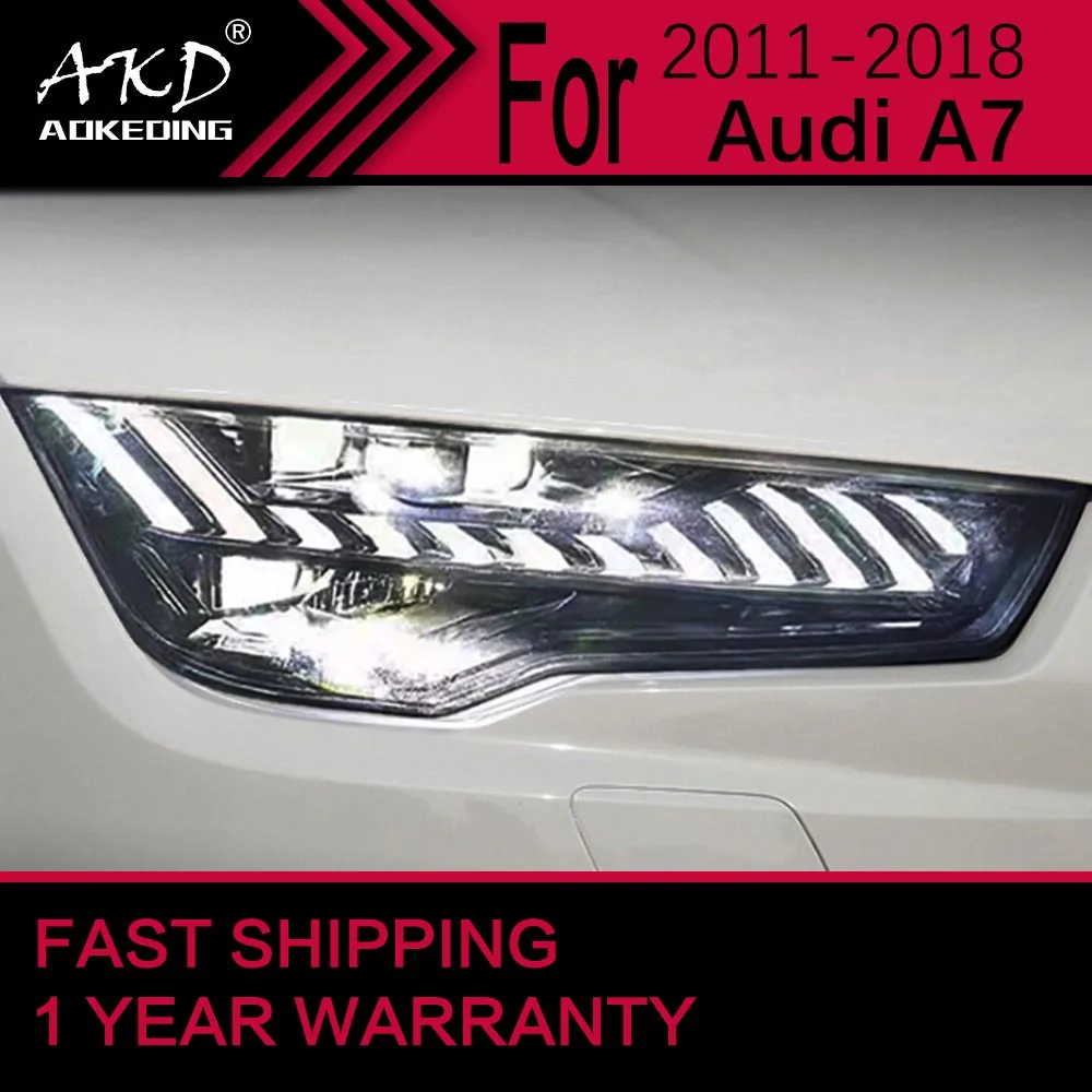 Car-Lights-for-Audi-A7-LED-Headlight-2011-2018-Upgrade-A7-Head-Lamp-Drl ...