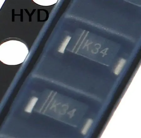 10PCS DSK34 K34 SOD-123FL 40V3A Schottky diode DS34W