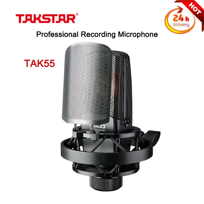 TAKSTAR TAK55 Profesional Recording Microphone Wired Microfono ...