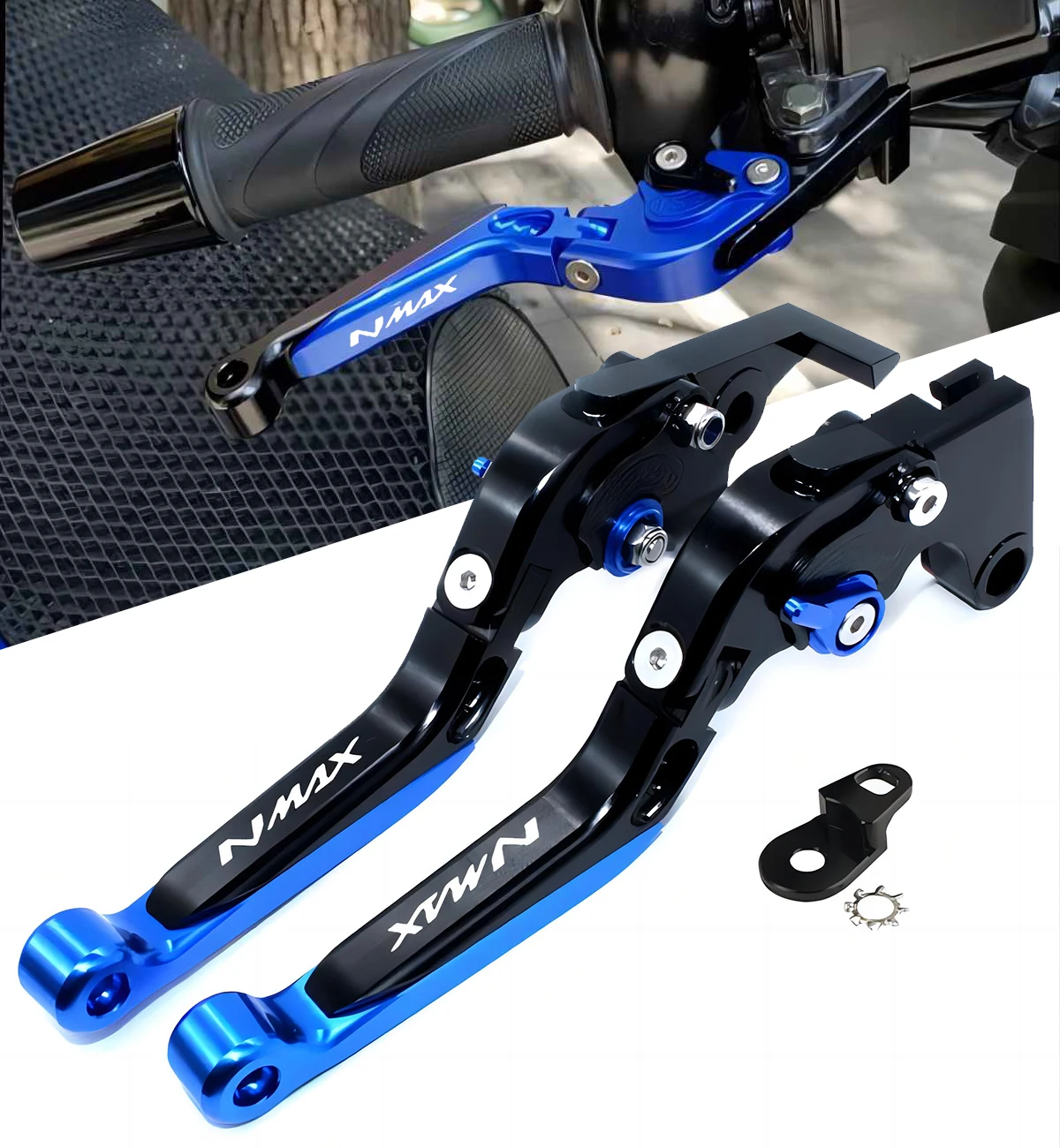 For-Yamaha-NMAX-160-155-125-2015-Present-Clutch-Lever-Brake-Lever-Set ...