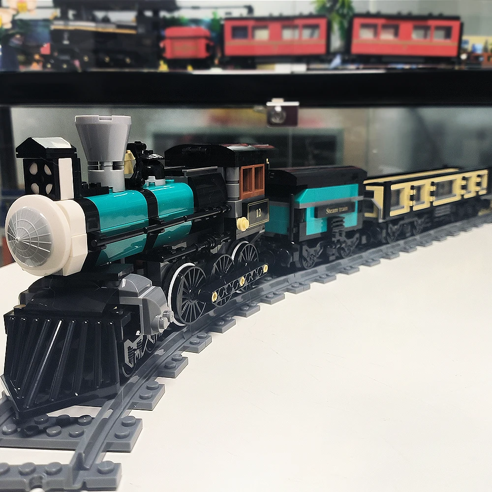 59001-Ideas-Trains-Moc-TH-10-Steam-locomotive-Train-Railway-Express ...