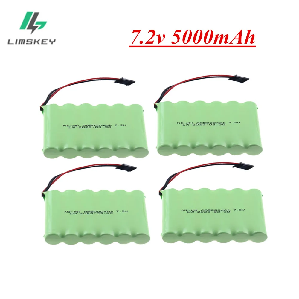 Batterie-Nilaiss-e-aste-7-2V-5000mAh-6-piles-AA-prise-SM-jouets-RC ...