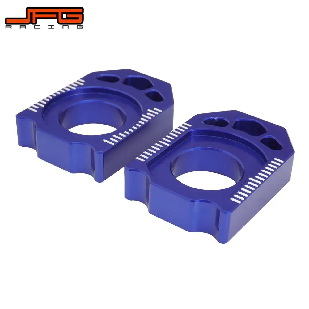 Cnc Rear Chain Adjuster Axle Block For Yamaha Yz125 Yz250 02-16 Yz250f ...