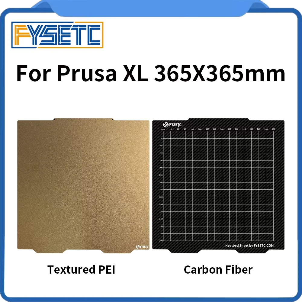For Prusa XL 365*365mm Build Plate Texture PEI Smooth PEO PET Steel ...